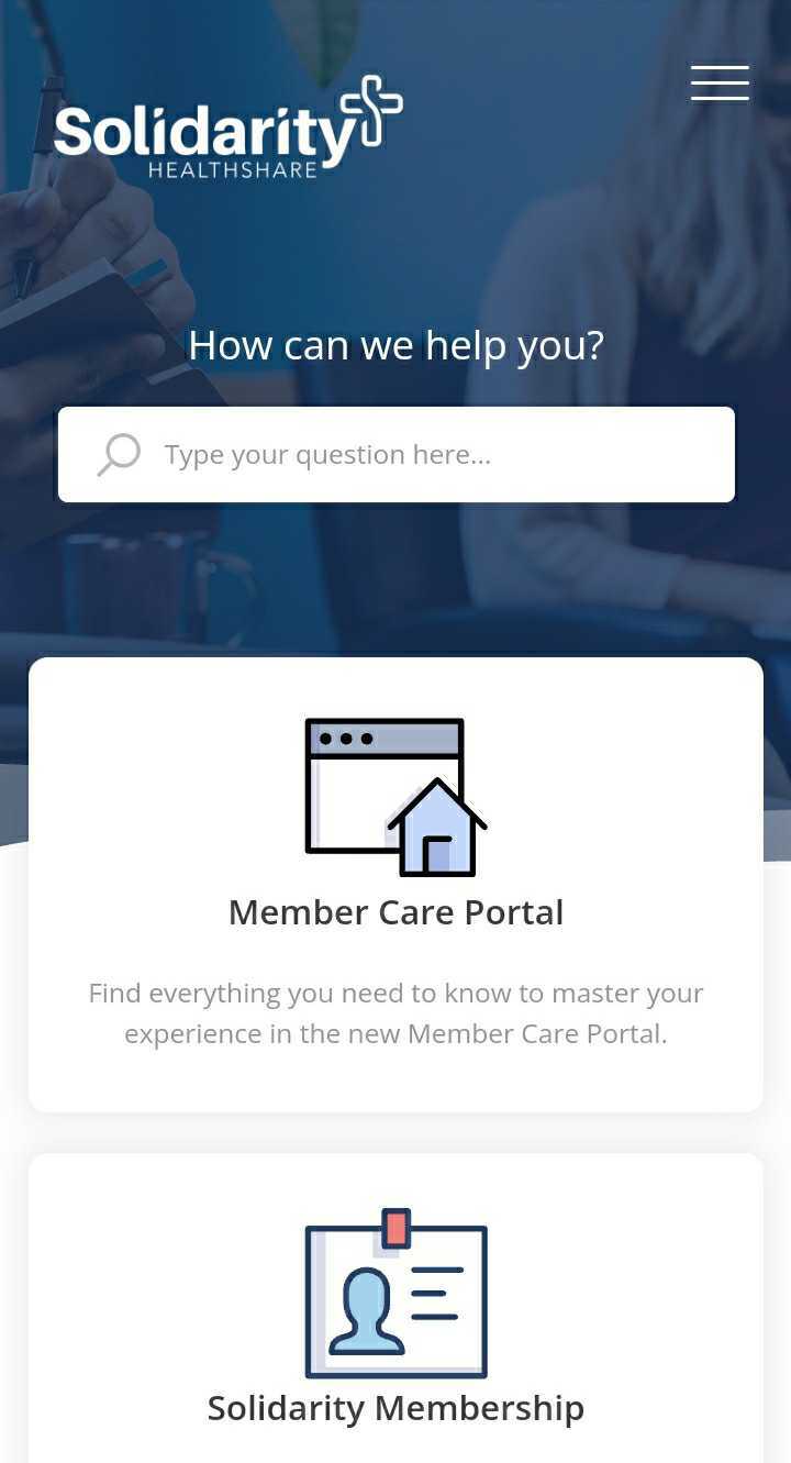 Knowledge Center: How To Use It - Solidarity HealthShare